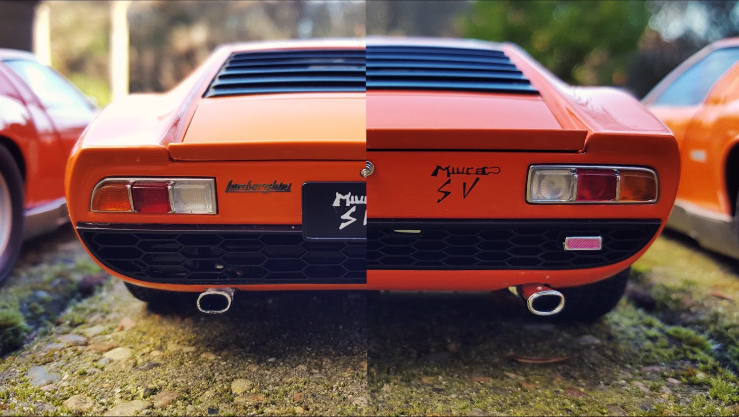 VECCHIE SFIDE: LAMBORGHINI MIURA SV - AUTOART VS KYOSHO | DieCast Passion